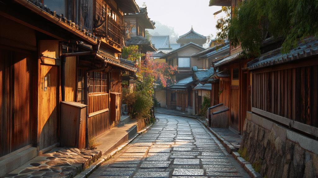 Higashiyama Kyoto quartier historique : Japon féodal